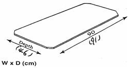 Easy-build Easy-build Clear PVC Shelf Sheet 91 x 46cm | Howards Storage ...