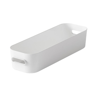 SmartStore Compact Storage Box Slim - White | Howards Storage World