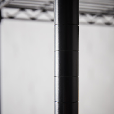 Easy-build Pole 60cm - Black - Black | Howards Storage World