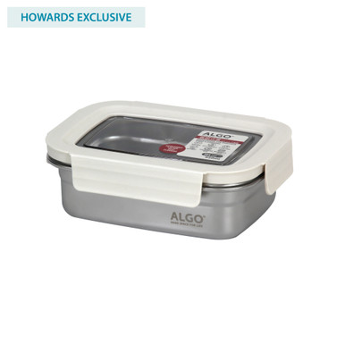 Algo Stainless Steel Rectangle Container with Detachable Lid - 650ml ...