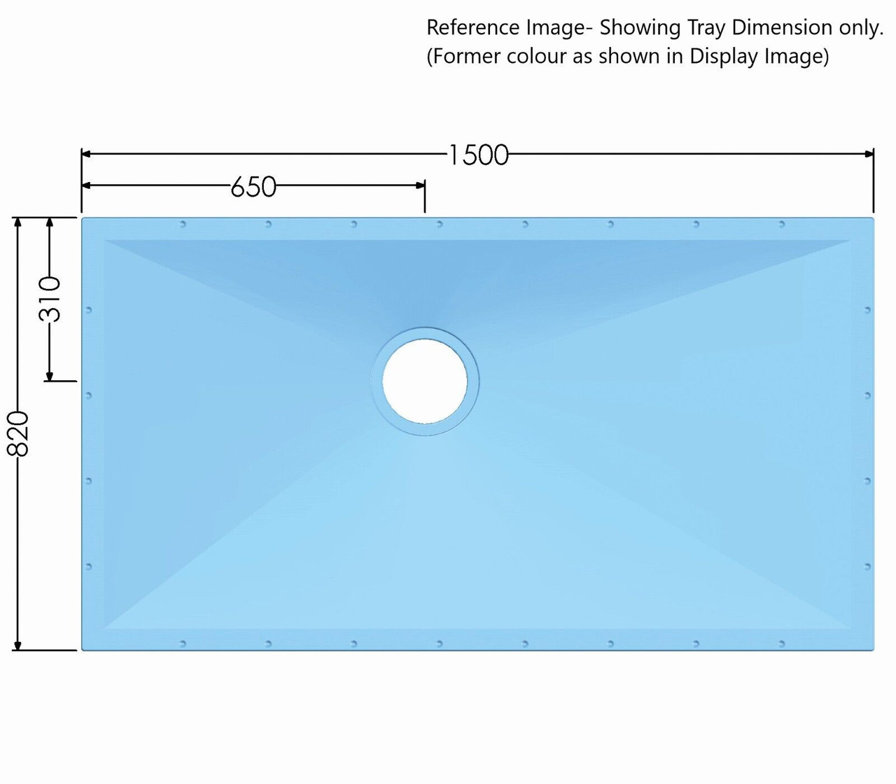 AKW Tuff Form Shower Tray Wet Room Former, Walk In Base, All Size ...