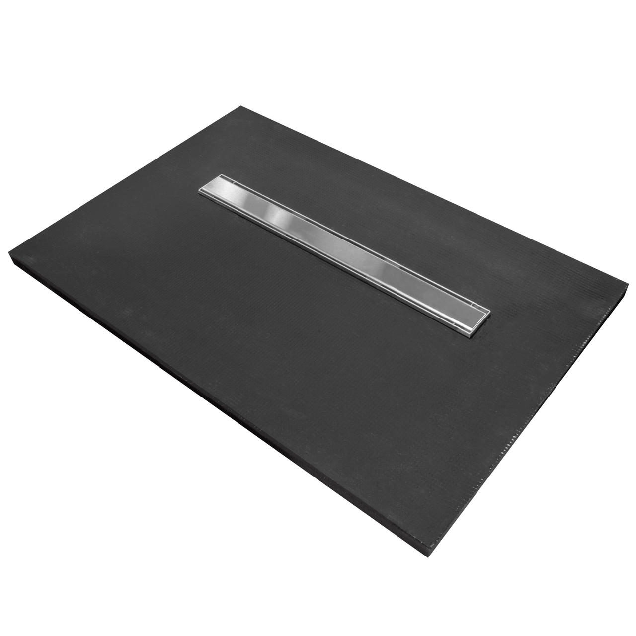 Wetroom Shower Tray Former with Linear Drain 30mm - Split for Easy ...