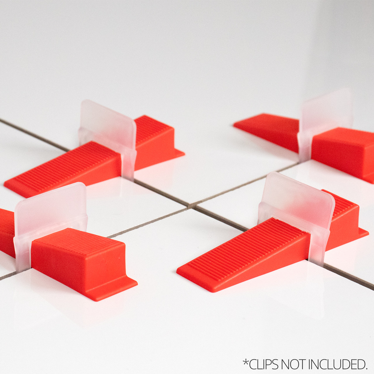 TekTools Plastic Tile Levelling Wedges - The Wetroom Store