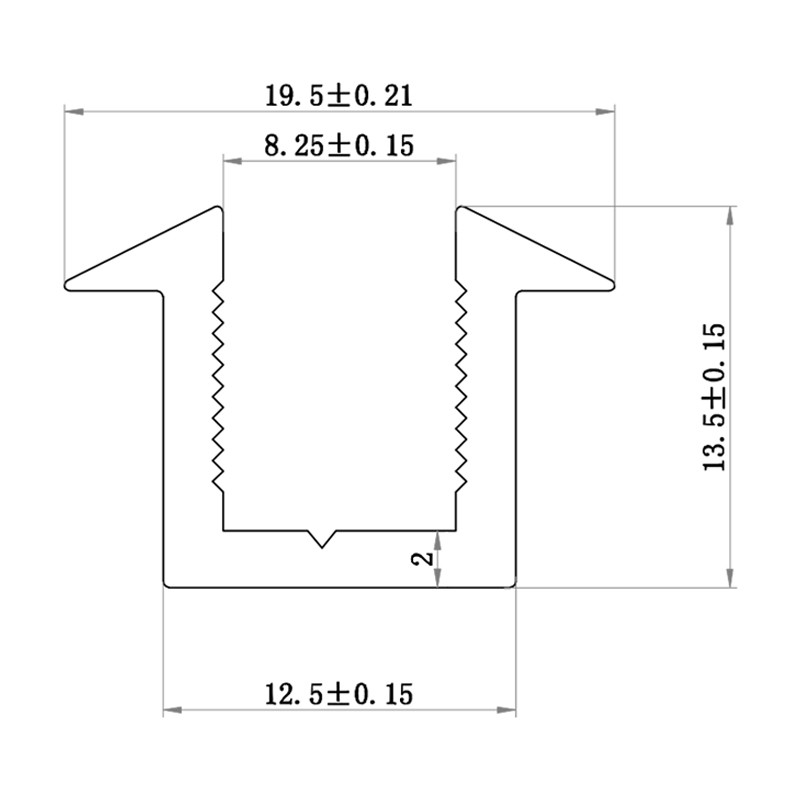 Glass Recessed Channel Pack 8mm - The Wetroom Store