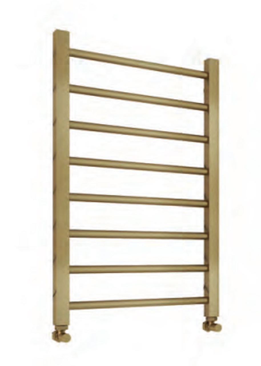 SANSON Ladder Rail Brushed Brass - 800x500mm - The Wetroom Store