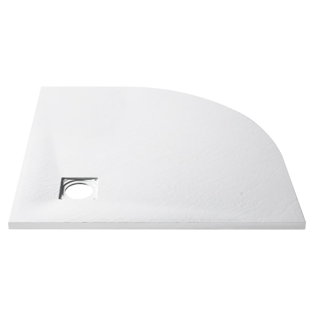 Thermopanel SMC Slate Effect Corner Shower Tray - Black