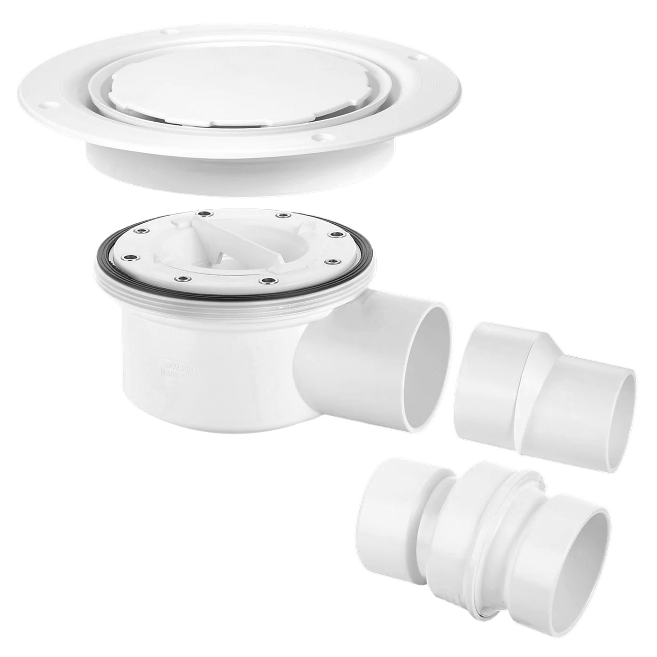 McAlpine TSG52WH-NSC Two-Piece 50mm Water Seal Trapped Gully