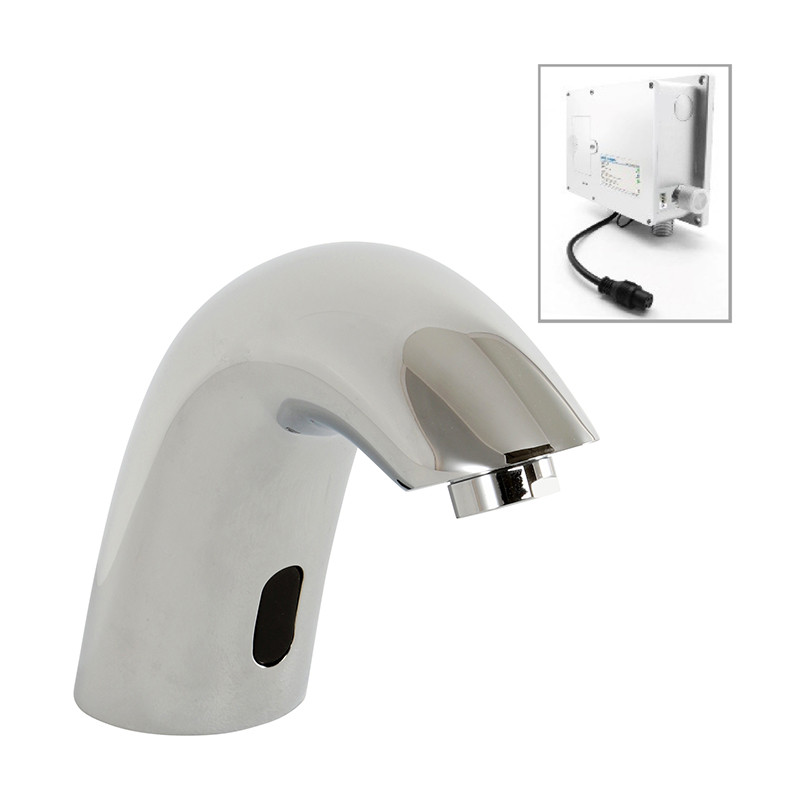 Sensa Chrome Sensor Mono Basin Mixer - The Wetroom Store