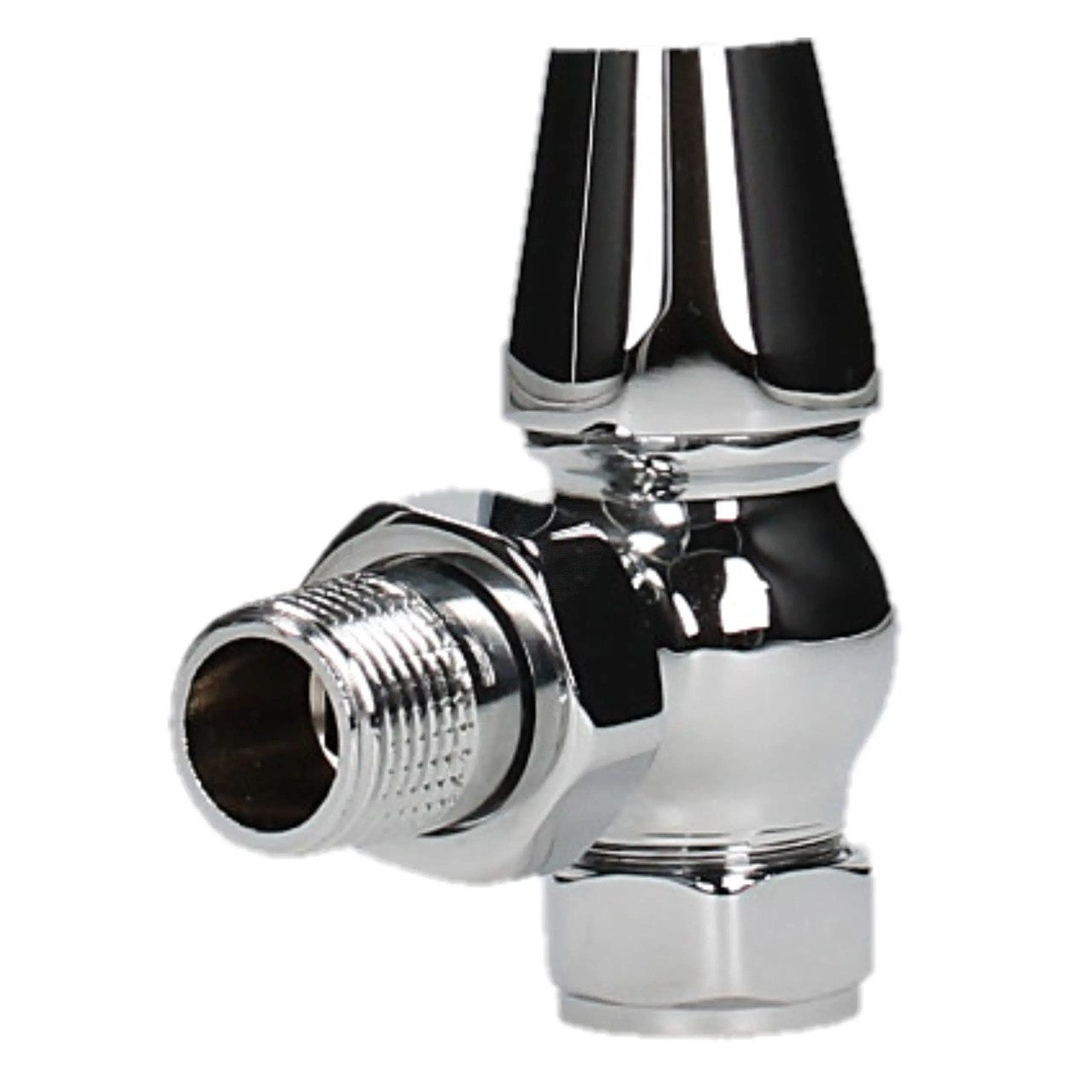 Bentley Traditional 15 mm Chrome TRV & Lockshield Valve Set - The ...