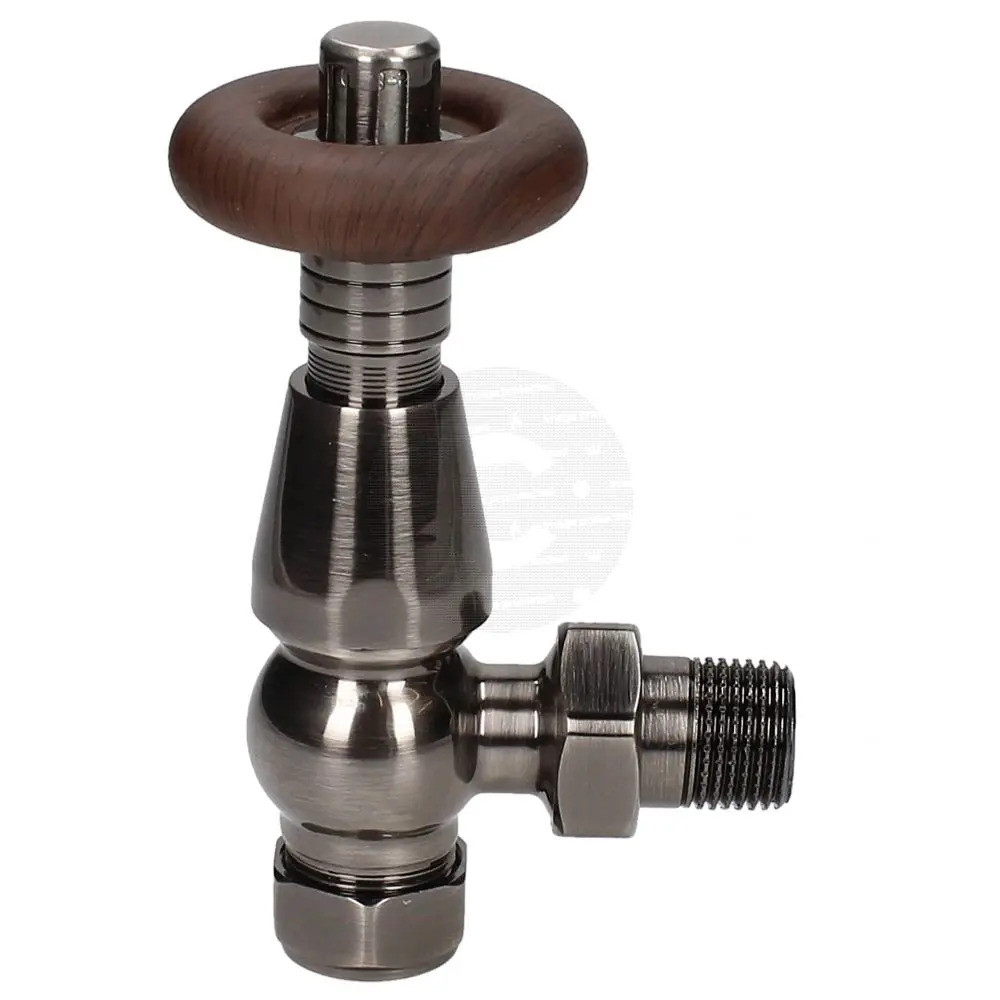 Bentley Traditional 15 mm Black Nickel TRV & Lockshield Valve Set - The ...