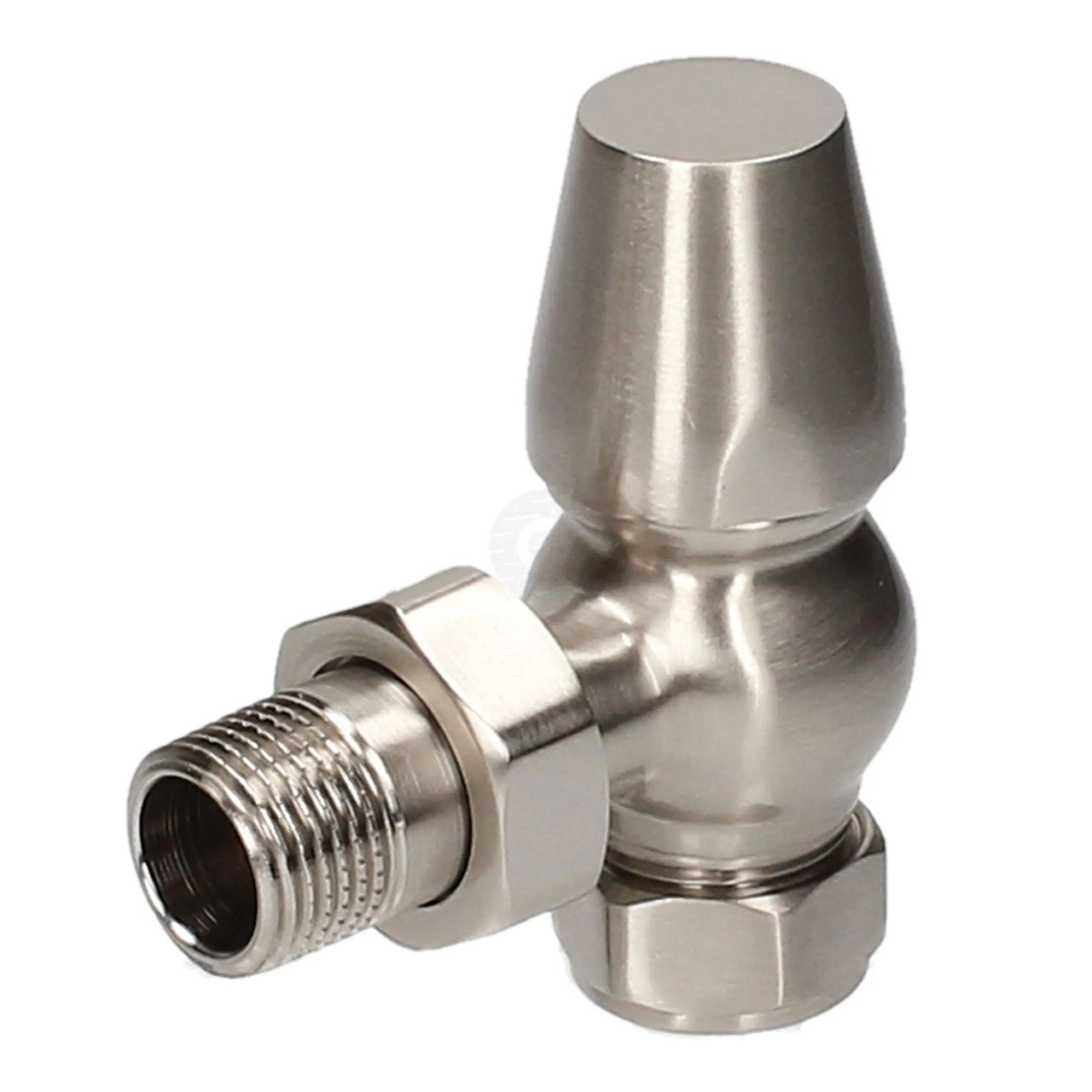 Bentley Traditional 15 mm Silver Nickel TRV & Lockshield Valve Set ...