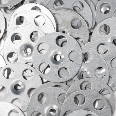 36mm Galvanised Steel Tile Backer Board Washers - Pack of 100