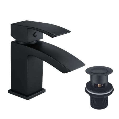 Brecon Orca Mono Mixer Tap & Waste Black