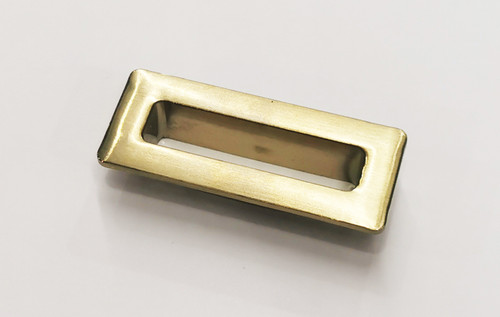 Flauto Overflow Cover - Brushed Brass - The Wetroom Store