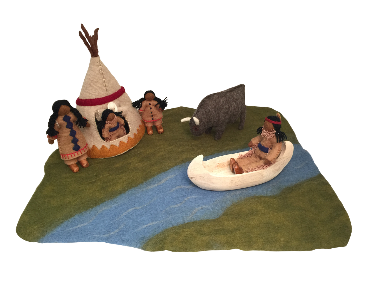 Native American Village/9pc - Papoose Toys Pte Ltd