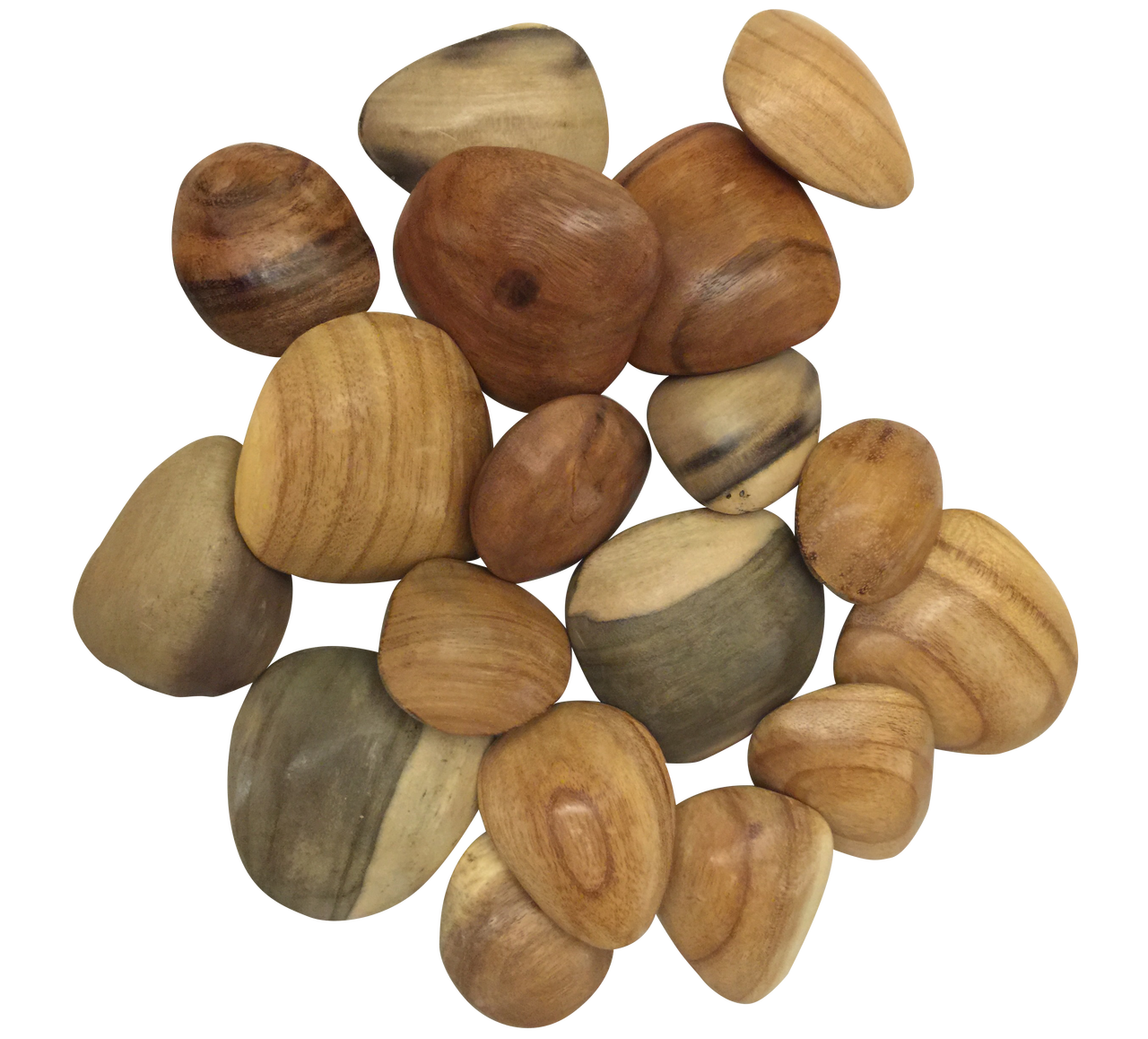Wood Pebbles/9pc - Papoose Toys Pte Ltd