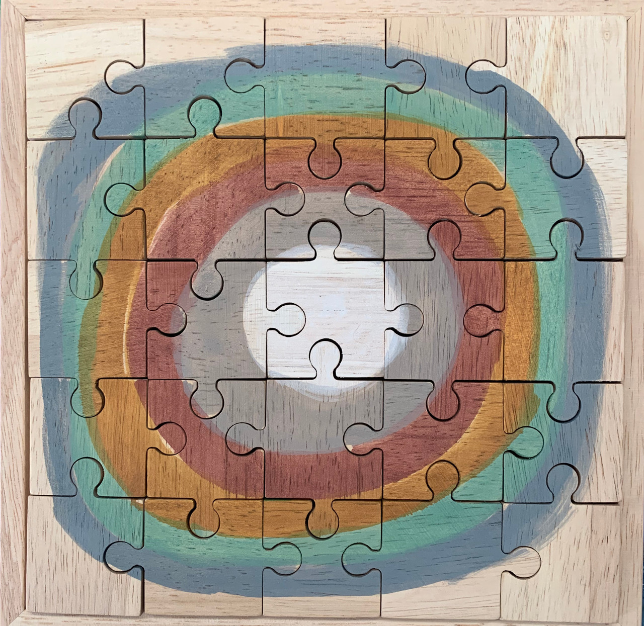 Earth Moon Puzzle/25pc - Papoose Toys Pte Ltd