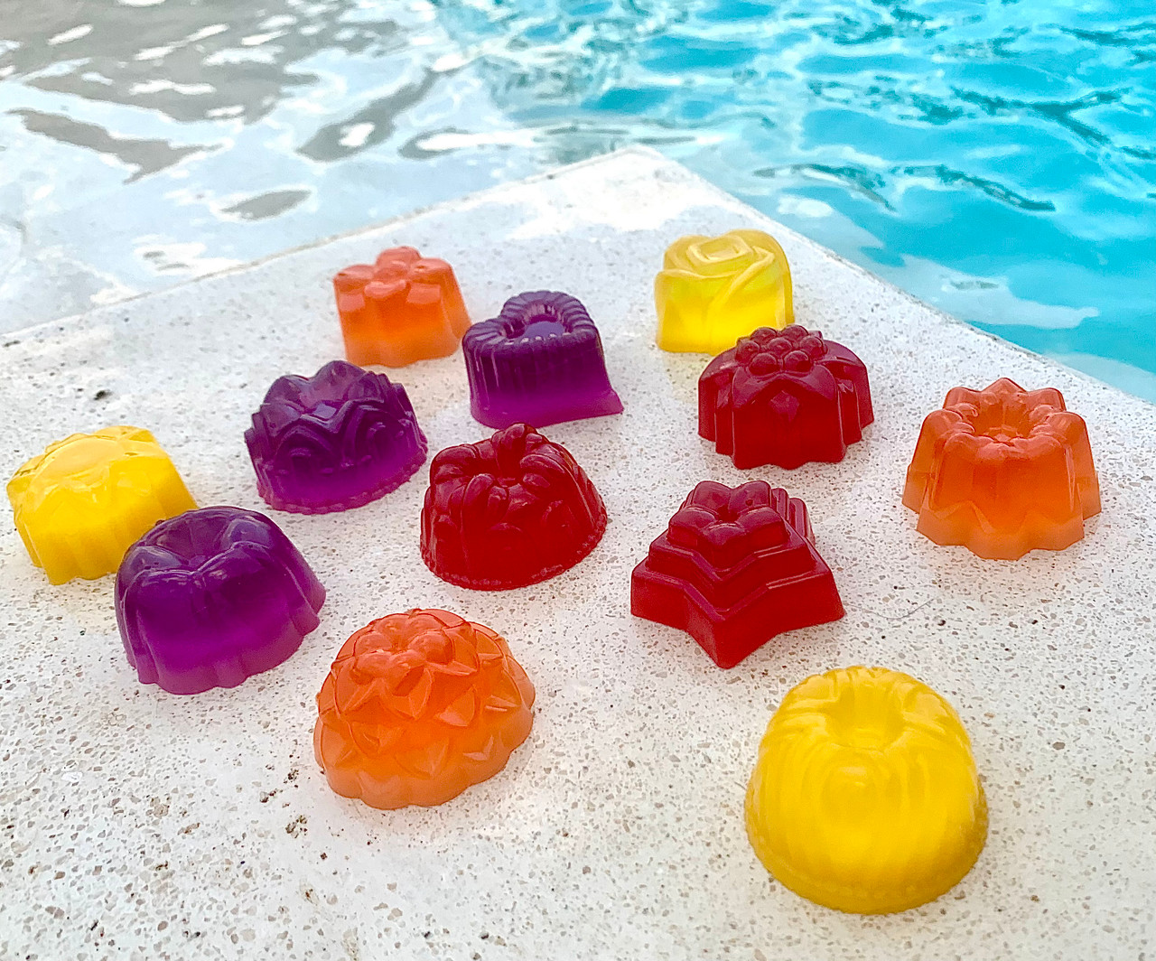 Summer Fruit Petit Gateau Jellies/12pc