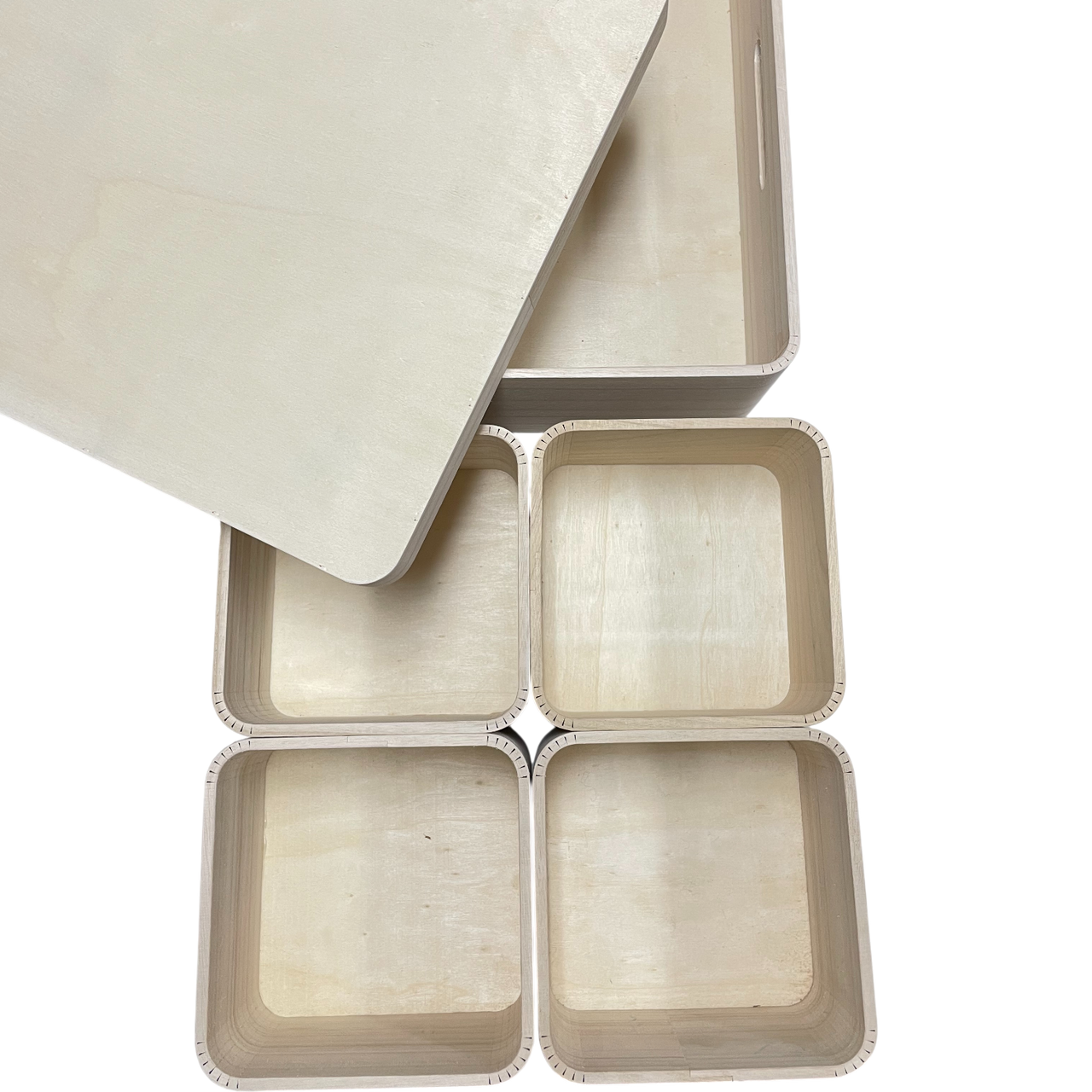 Boxed set 4 internal boxes/6pc - Papoose Toys Pte Ltd