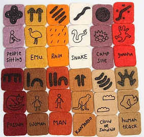 Indigenous Symbol Cards/36 - Papoose Toys Pte Ltd