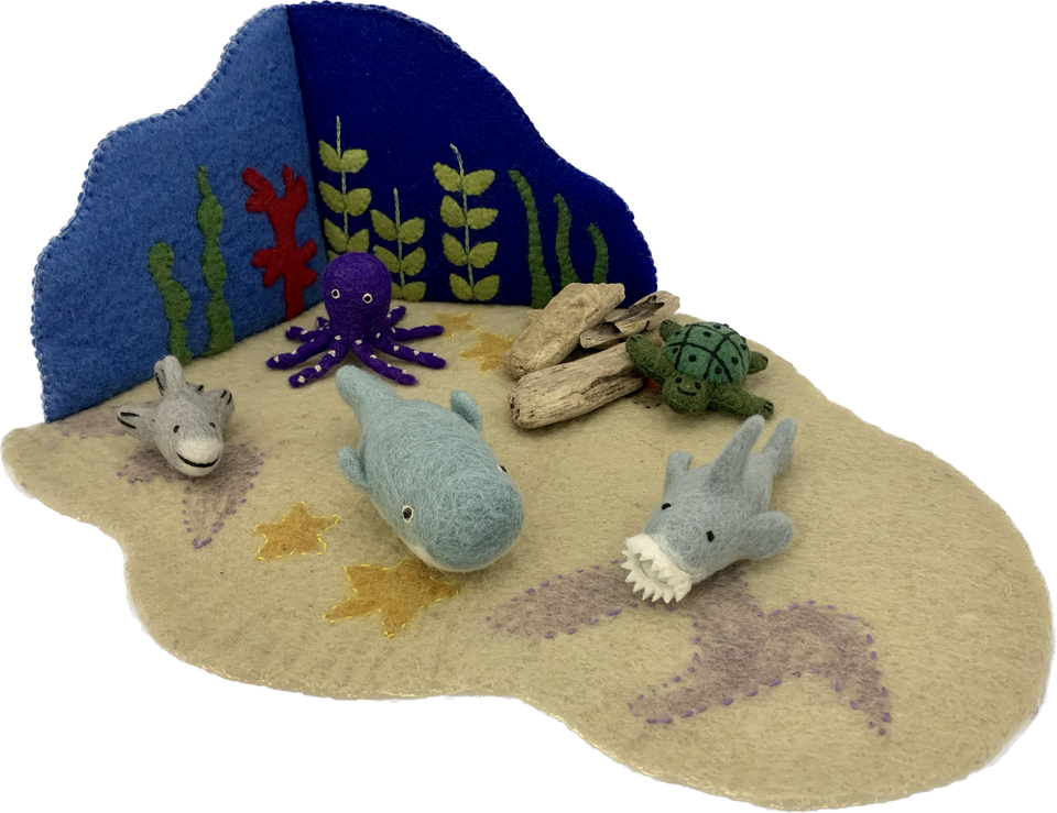 Seaworld Set/10pc - Papoose Toys Pte Ltd