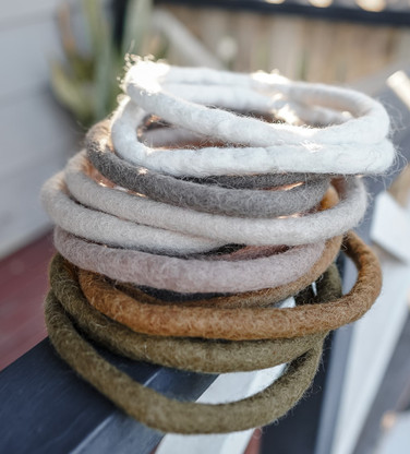 Winter Felt Rings/24pc - Papoose Toys Pte Ltd