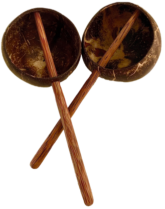 Coconut Scoop Set/2pc - Papoose Toys Pte Ltd