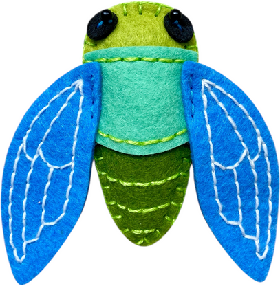 DIY Blue Wing Bug/4 sets - Papoose Toys Pte Ltd