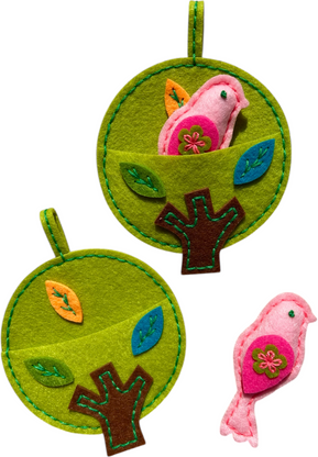 DIY Bird Tree/4 sets - Papoose Toys Pte Ltd