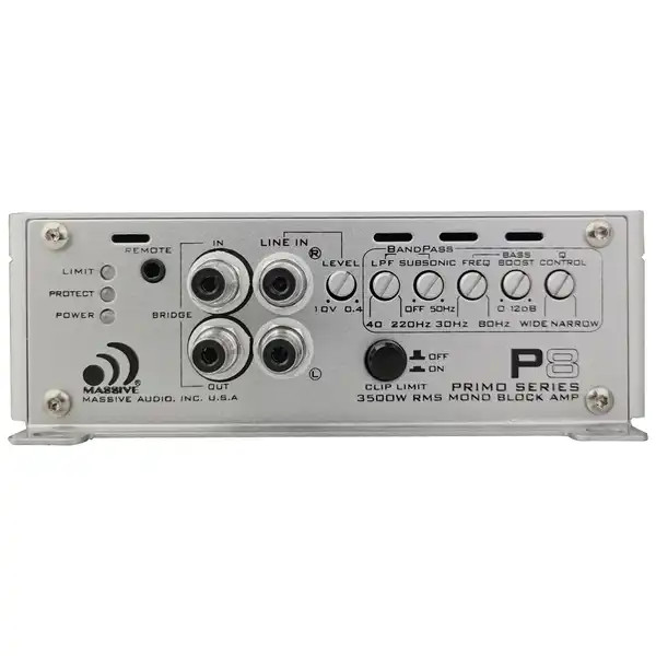 P8 - 3,500 WATTS RMS @ 1 OHM MONO BLOCK AMPLIFIER by Massive Audio ...