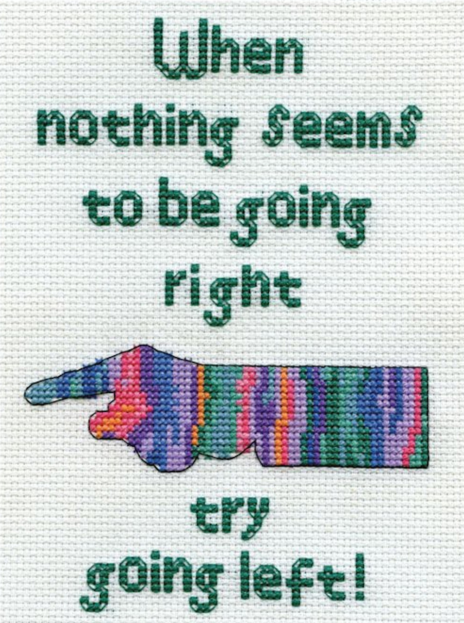 Design Works - Go Left - CrossStitchWorld