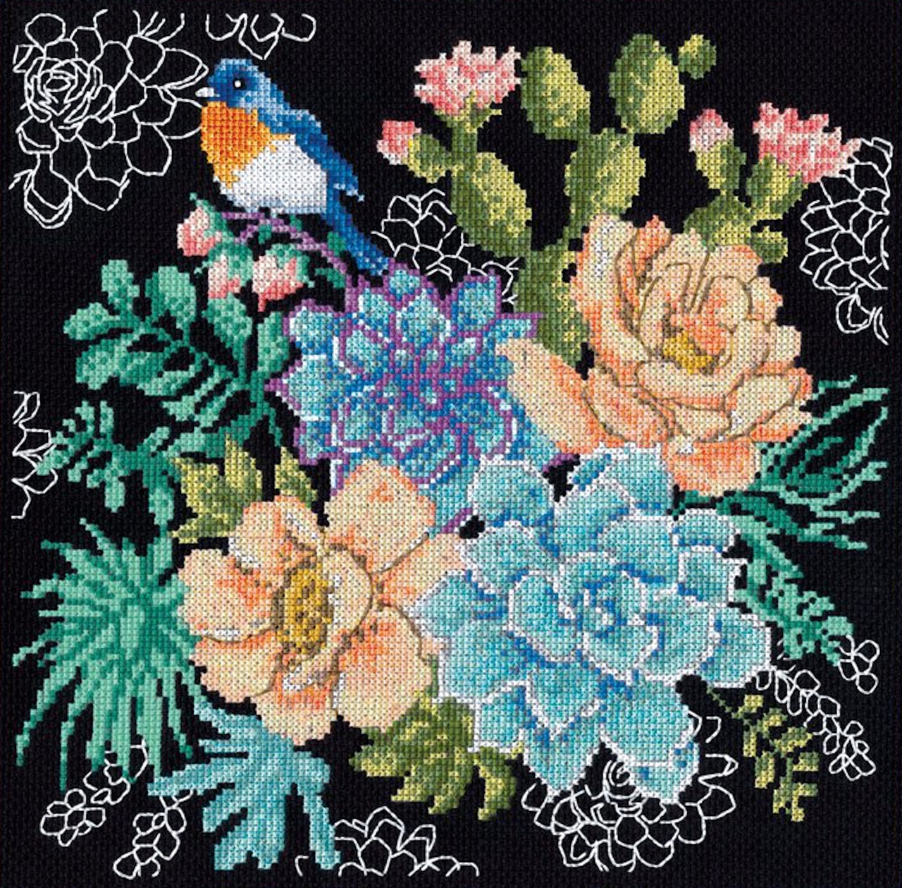Design Works - Succulents - CrossStitchWorld