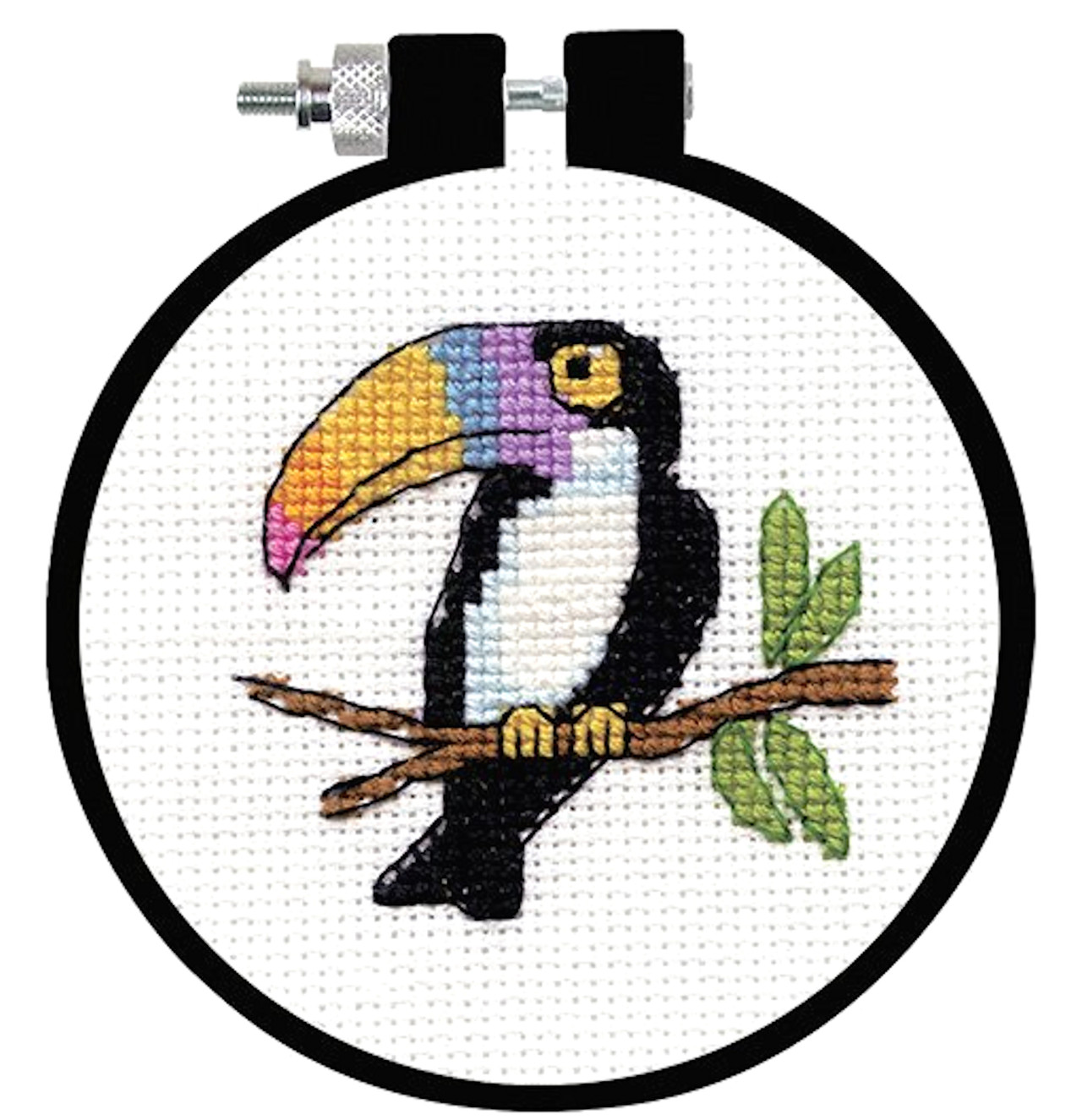 Design Works Mini - Toucan w/3" Hoop - CrossStitchWorld