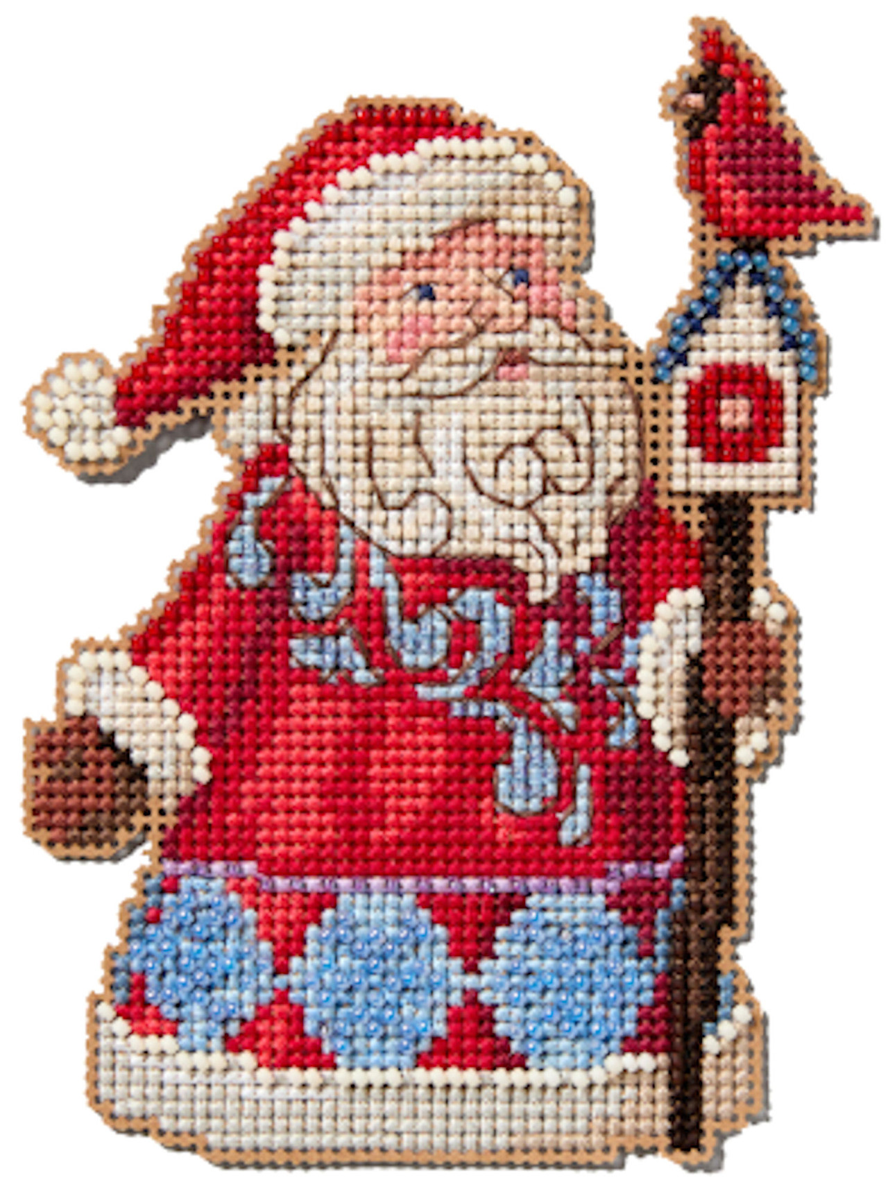 Mill Hill 2024 Jim Shore Christmas - Santa and Cardinal Birdhouse ...