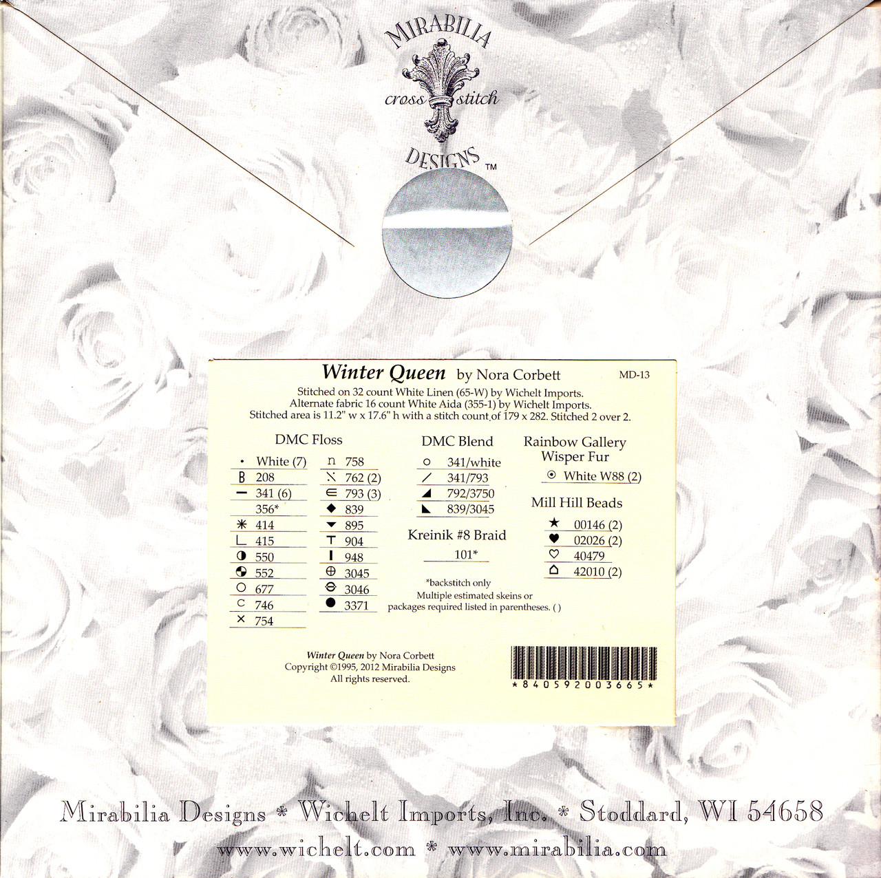 Mirabilia - Winter Queen - CrossStitchWorld