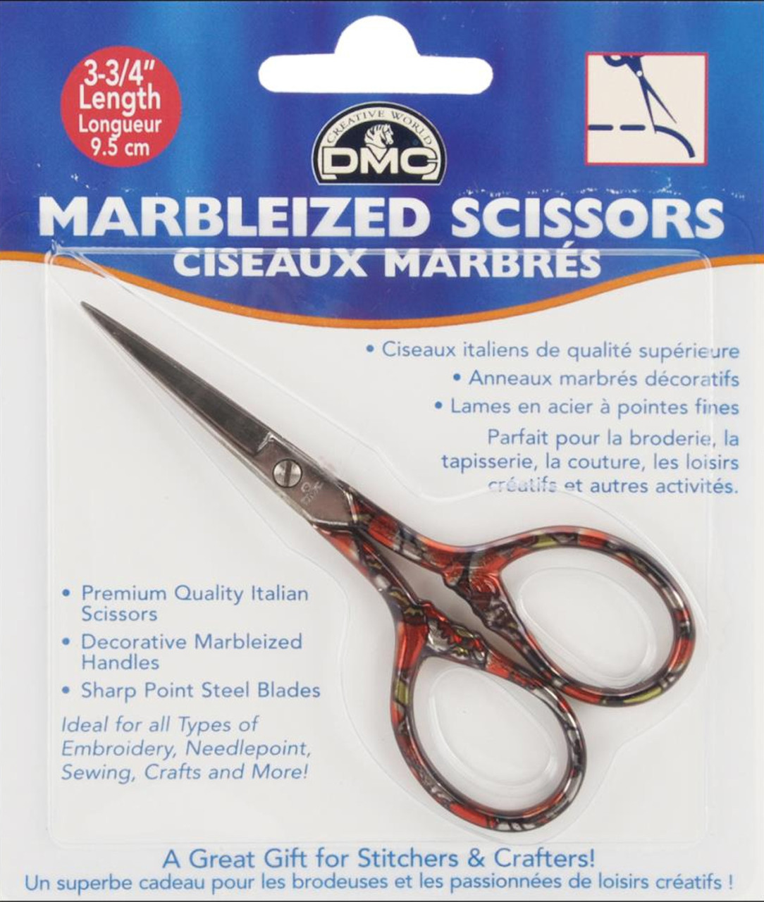 DMC - Golden Copper Marbleized Scissors - CrossStitchWorld
