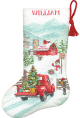Dimensions - Holiday Farm Christmas Stocking - CrossStitchWorld