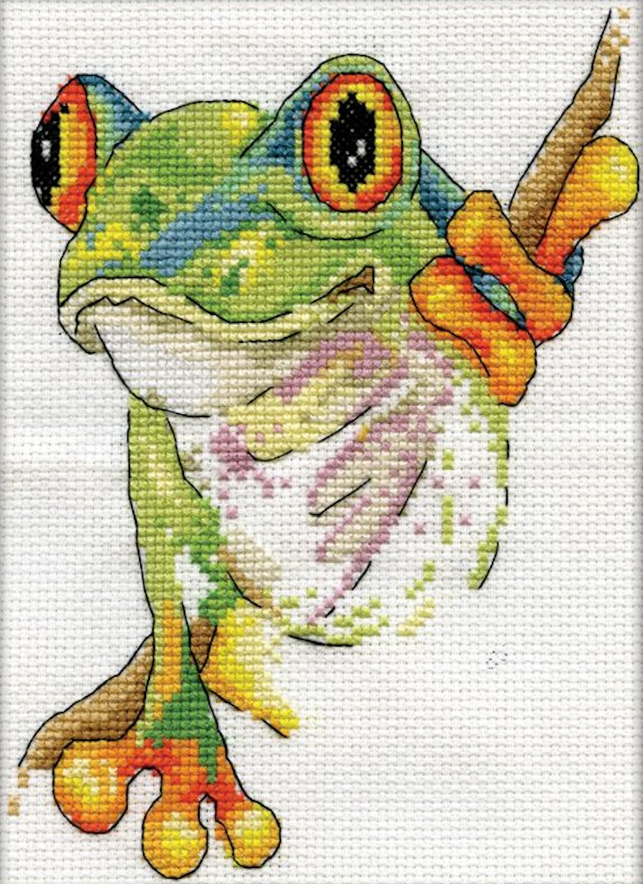 Design Works - Tree Frog - CrossStitchWorld