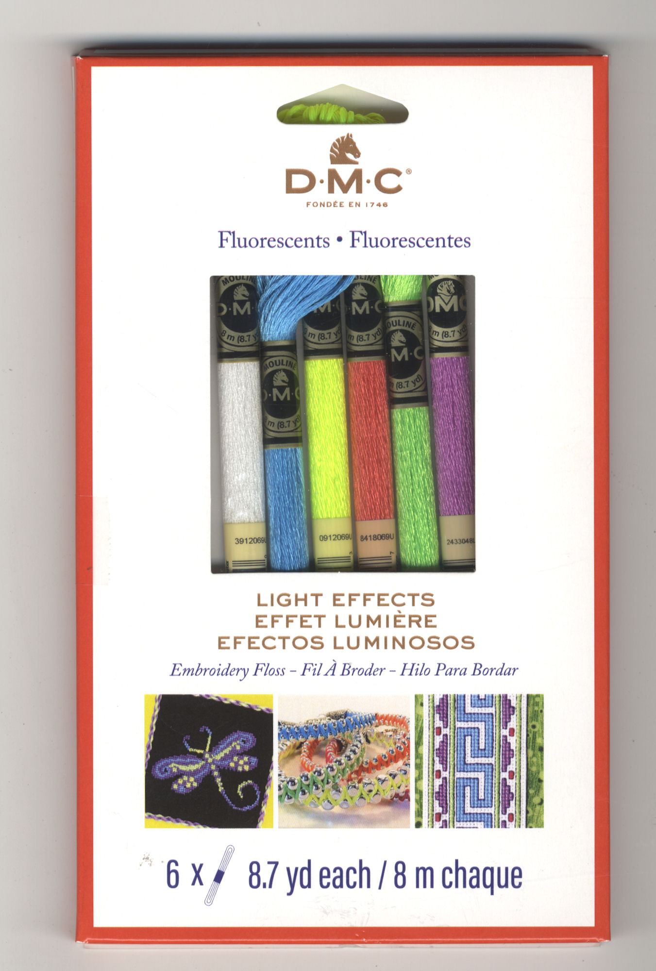 DMC - Light Effects Fluorescents Thread Pack - CrossStitchWorld