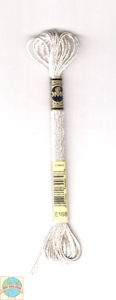 DMC Light Effects Floss - Silver #E168 - CrossStitchWorld