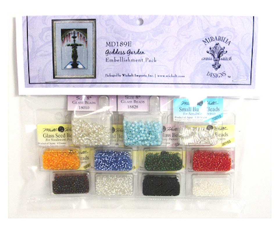 Mirabilia Embellishment Pack - Goddess Garden - CrossStitchWorld
