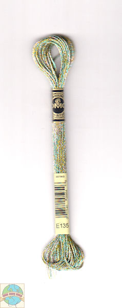 DMC Light Effects Floss - Golden Dawn #E135 - CrossStitchWorld