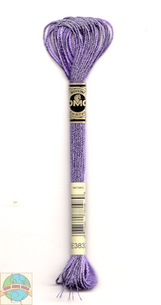 DMC Light Effects Floss - Purple Ruby #E3837 - CrossStitchWorld
