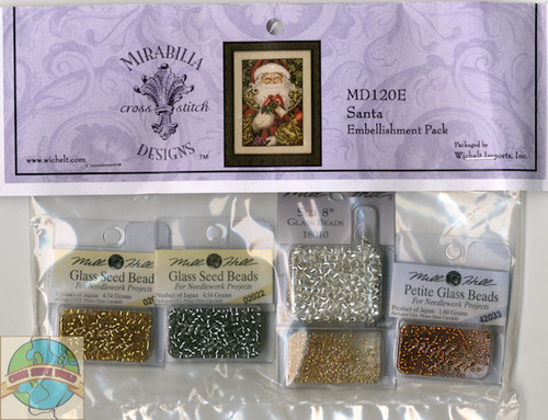 Mirabilia Embellishment Pack - Santa - CrossStitchWorld