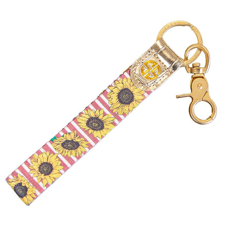 Simply Southern Accessories Sunflower Key Fob - The Lamp Stand