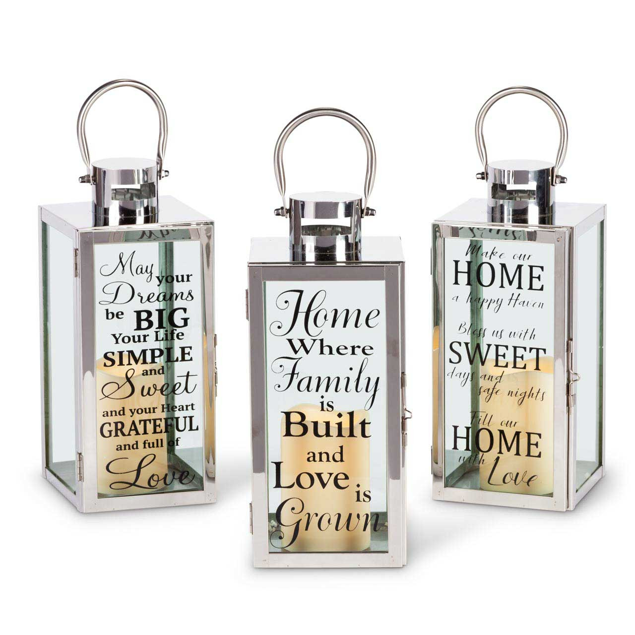 GG Collection Gold Leaf Set of 3 Canisters with Bases - GG Collection ...