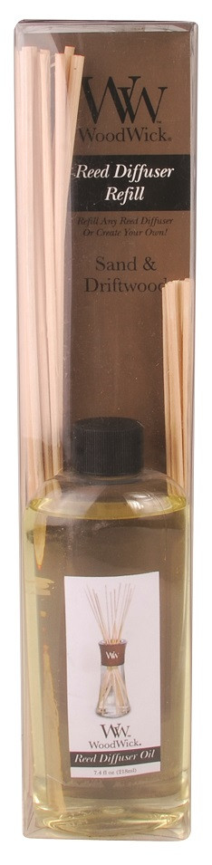 WoodWick Sand & Driftwood WoodWick 7.4 oz. Reed Diffuser REFILL-The ...