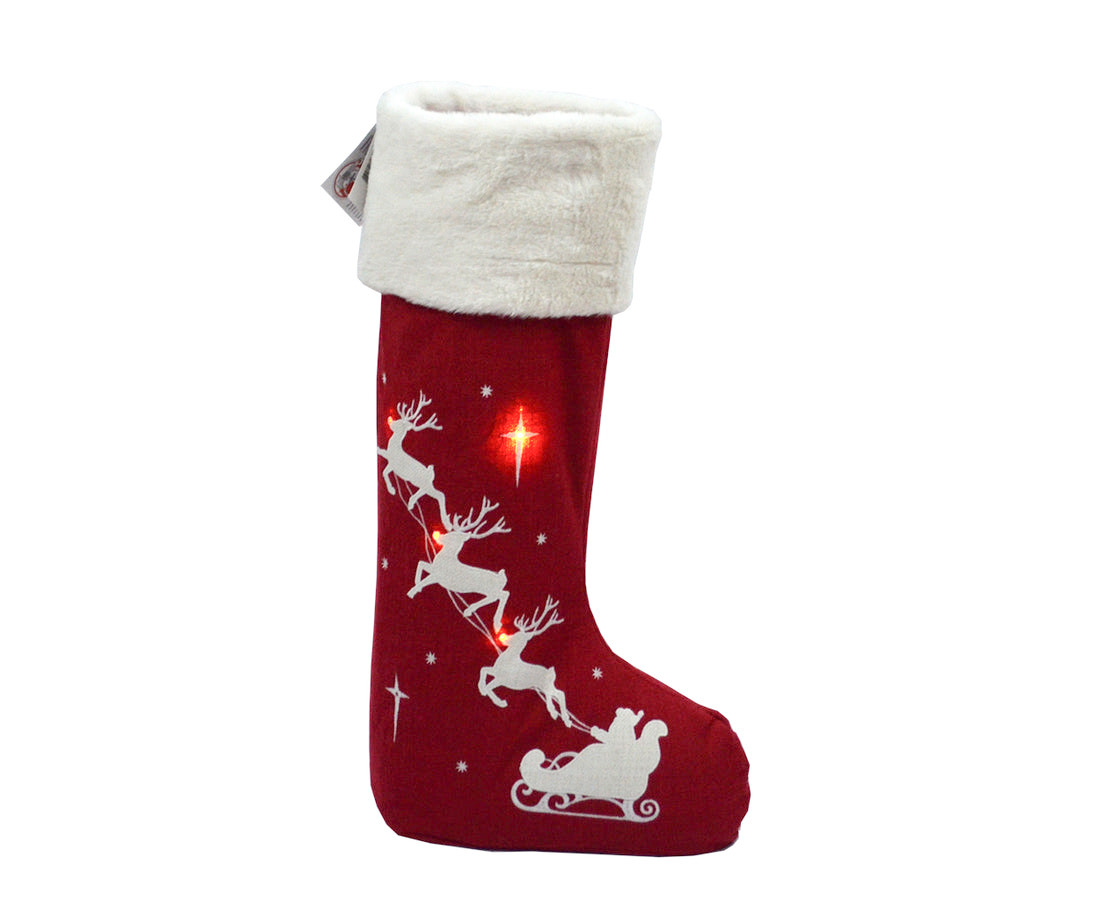 The Standing Stocking 30-Inch Away We Go with Twinkle LED Lights ...