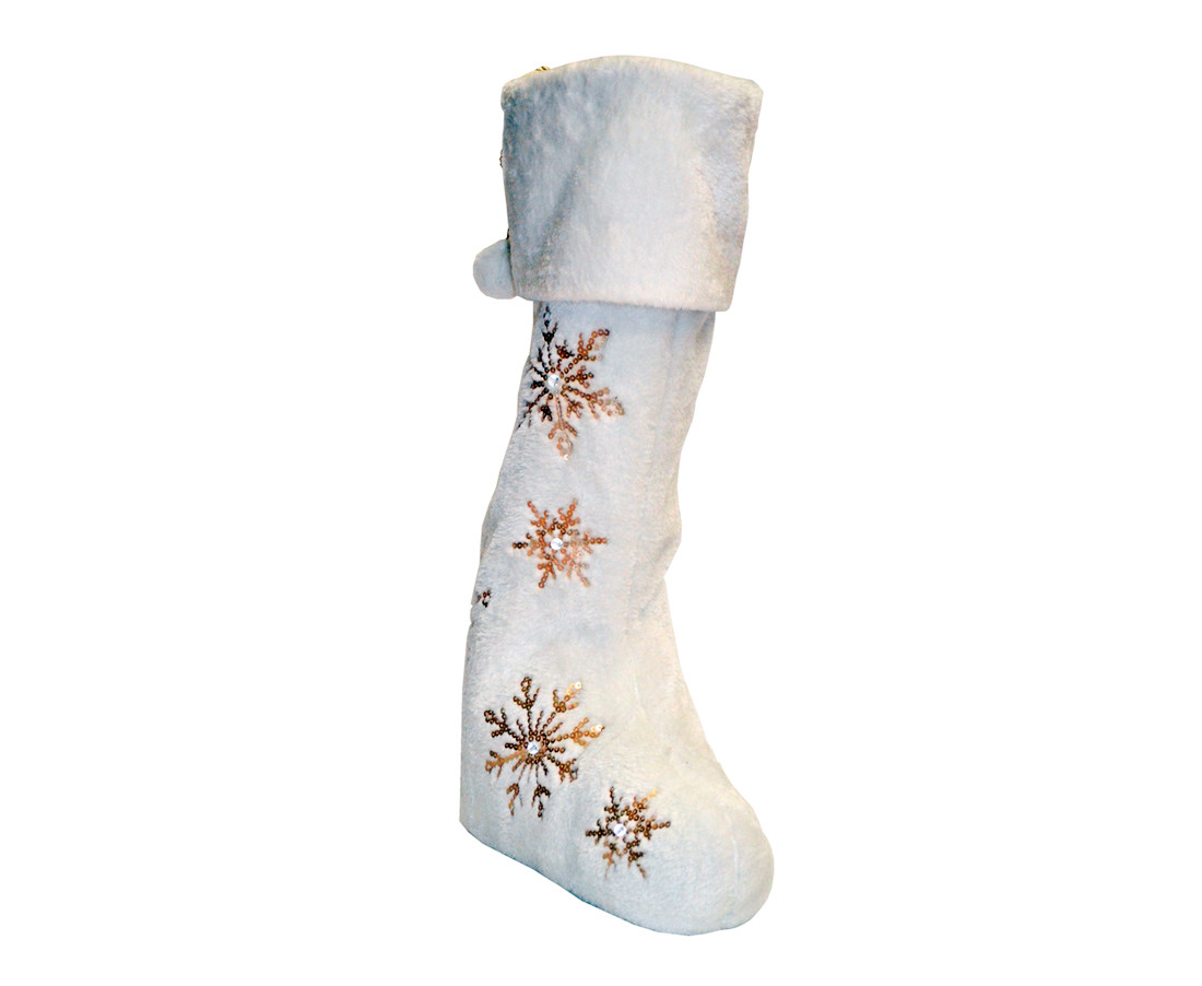 The Standing Stocking 24-Inch Snowy Days with LED Lights Standing ...