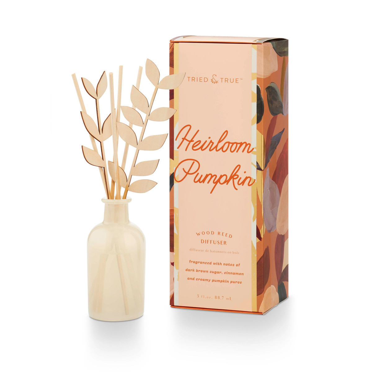 Tried and True Heirloom Pumpkin Wood Reed Diffuser - The Lamp Stand